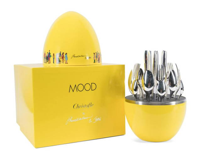 24pc Pharrell For Christofle Flatware & Egg Case