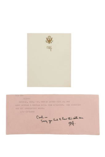 KING ASSASSINATION UPI TELETYPE SIGNED BY JOHNSON (#1397) on Jan 14, 2023 | Ahlers & Ogletree ...