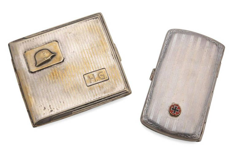 TWO WWII GERMAN CIGARETTE CASES (#1511) on Jan 14, 2023 | Ahlers ...