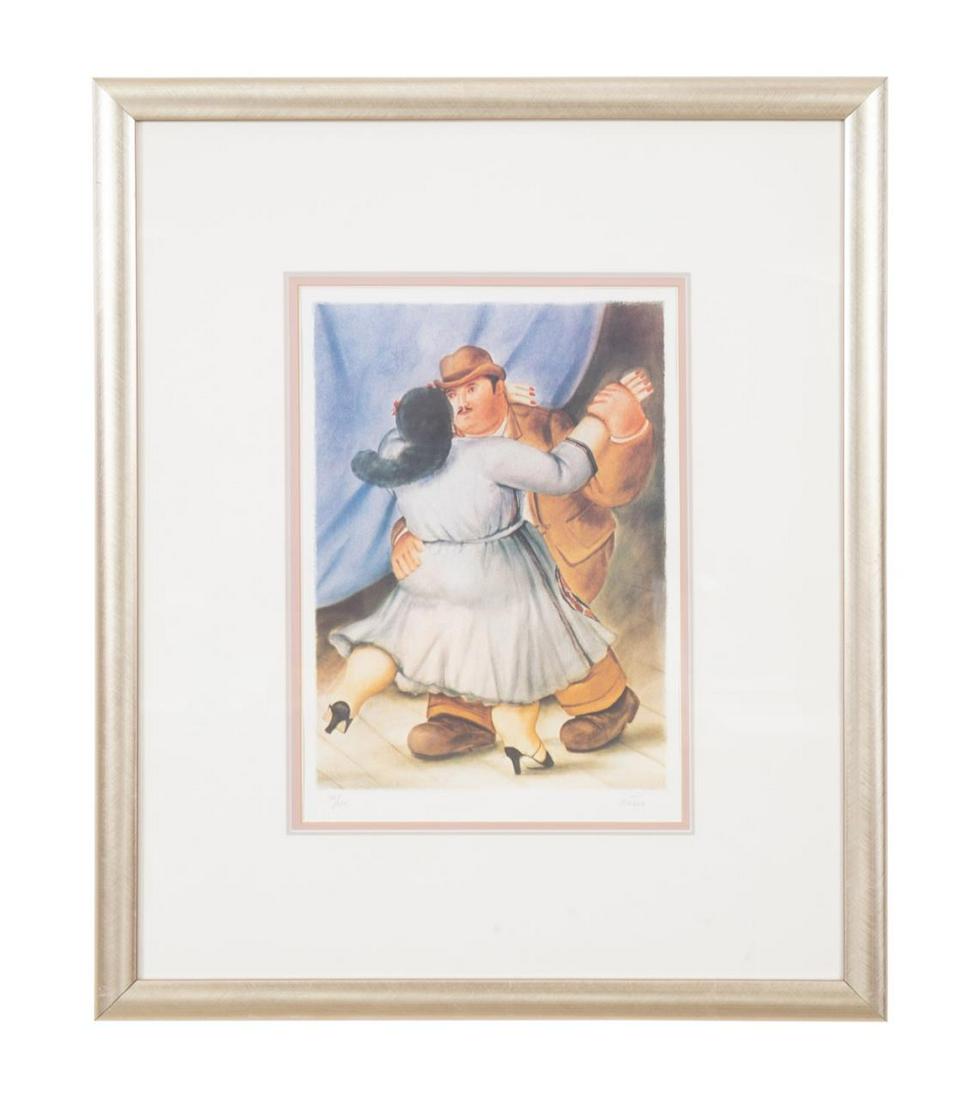 Fernando Botero "dancers" Offset Color Lithograph Auction