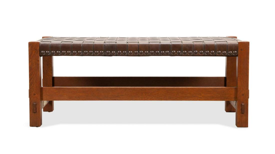 L. & J.G. Stickley Company Benches & Stools for Sale at Auction