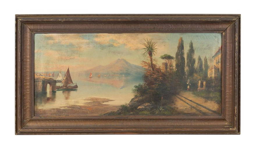 Manner Of Charles Rowbotham "water's Edge" O/c