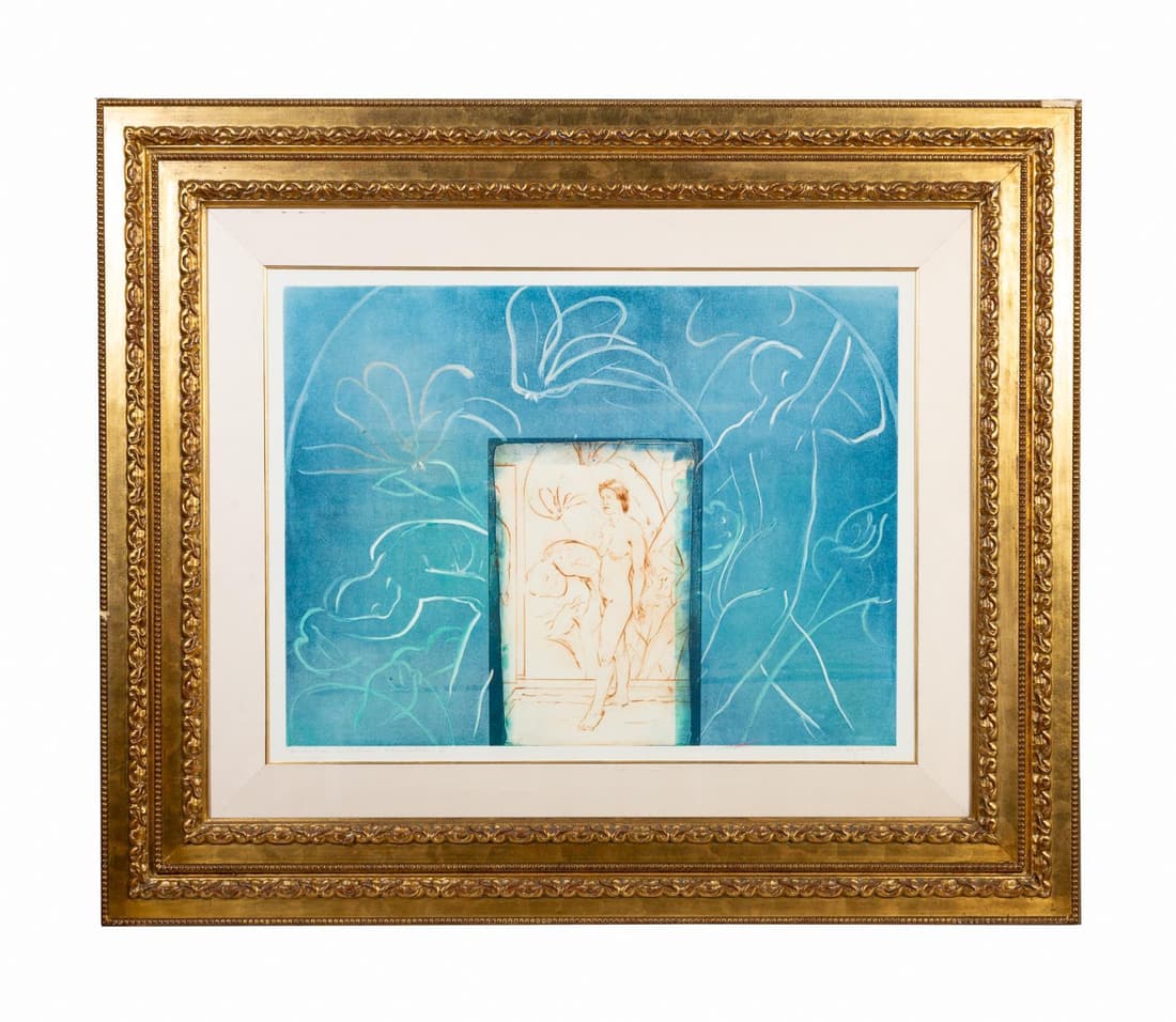 Michael Mazur Â€œdancer From The Dance", Monoprint Auction