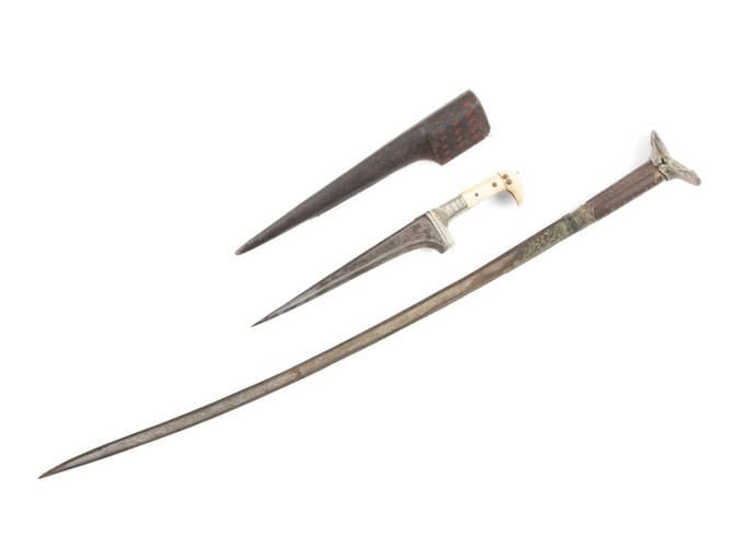 Two 18th And/or 19th C. Middle Eastern Blades