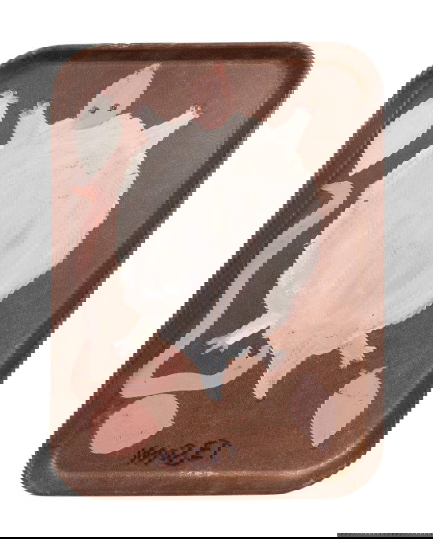 Mose Tolliver 'snake And Mouse' Mm On Tray Auction