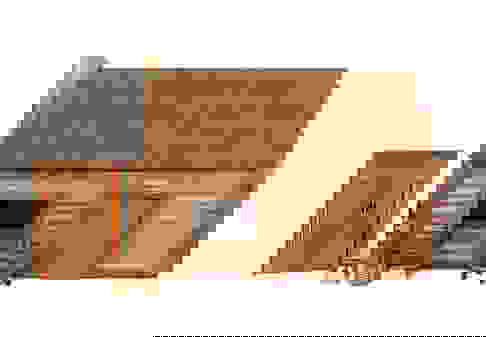 Handmade Wooden Model Log Cabin And Outhouse Auction