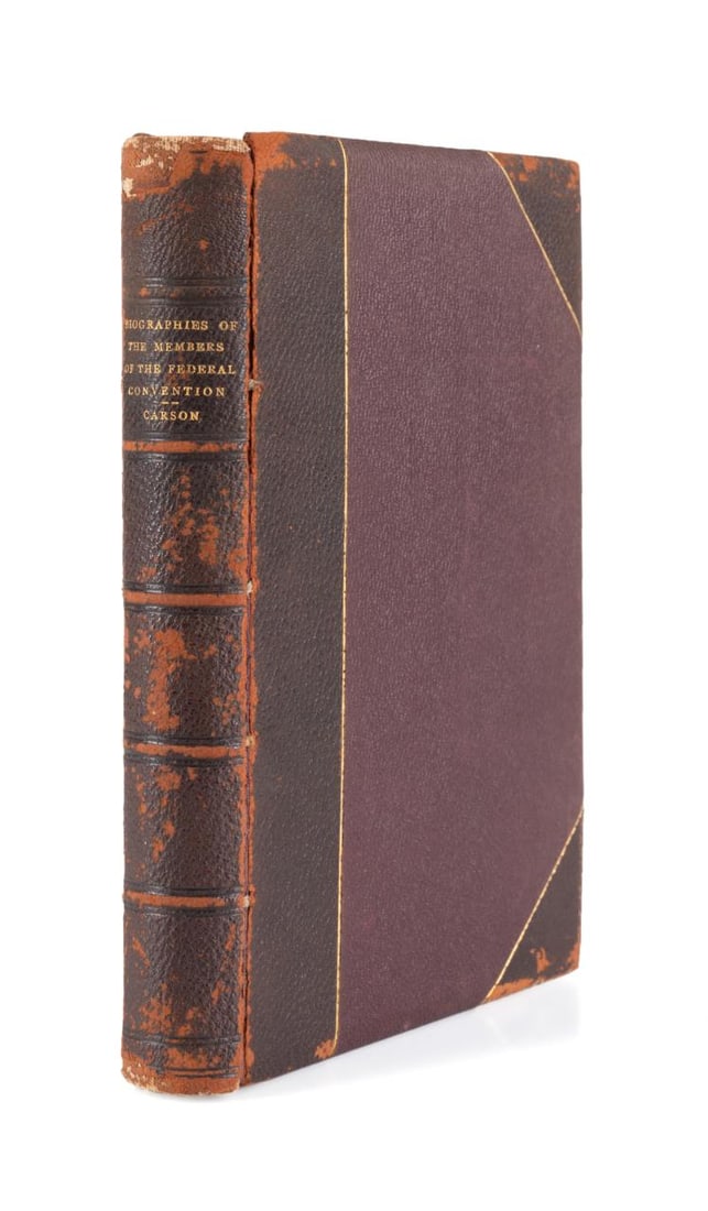 Hampton Carson, Biographies Of Members, Signed Auction