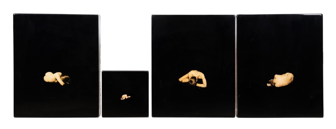 Joseph Guay, 4 Figural Nude Resin Works