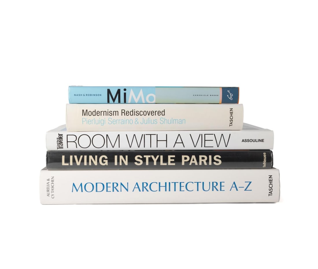 Five Coffee Table Books On Modern Architecture Auction