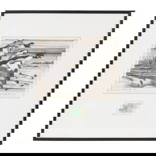 1948 Federal Duck Stamp Print And Stamp In Frame Auction