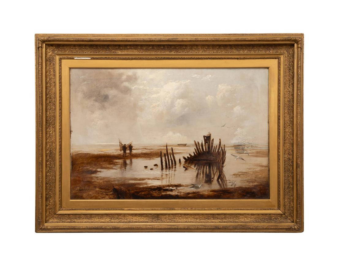 Benjamin Brassett Wadham, Southport Sands, 1875 Auction