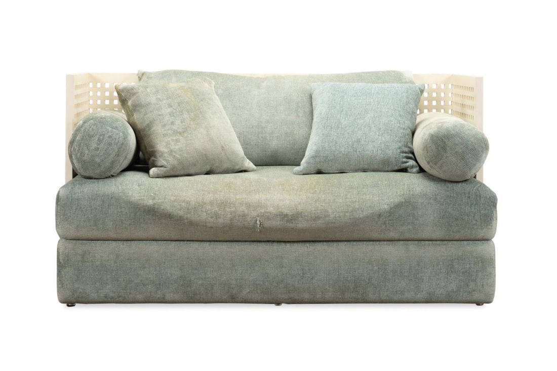 John Saladino Brentano Upholstered 'trellis' Sofa Auction