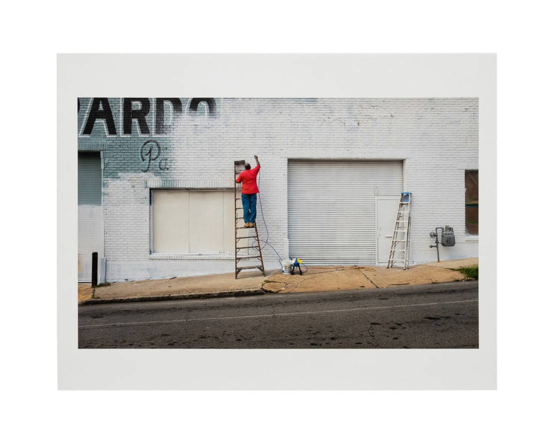 Chip Simone 'painting Over' Chromogenic Print Auction