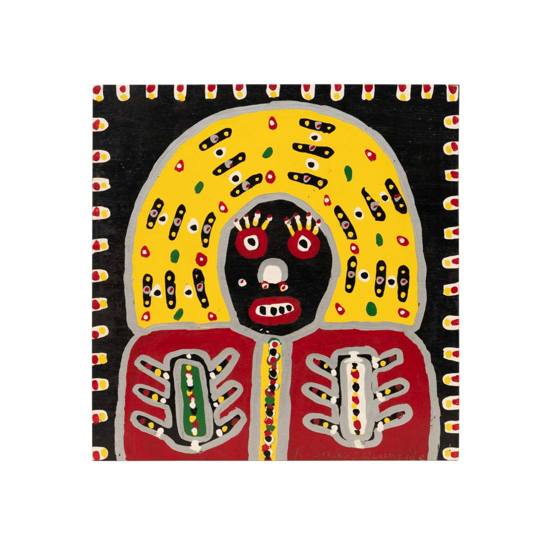 Richard Burnside, 'african King' Folk Art On Board - Jun 04, 2025 ...