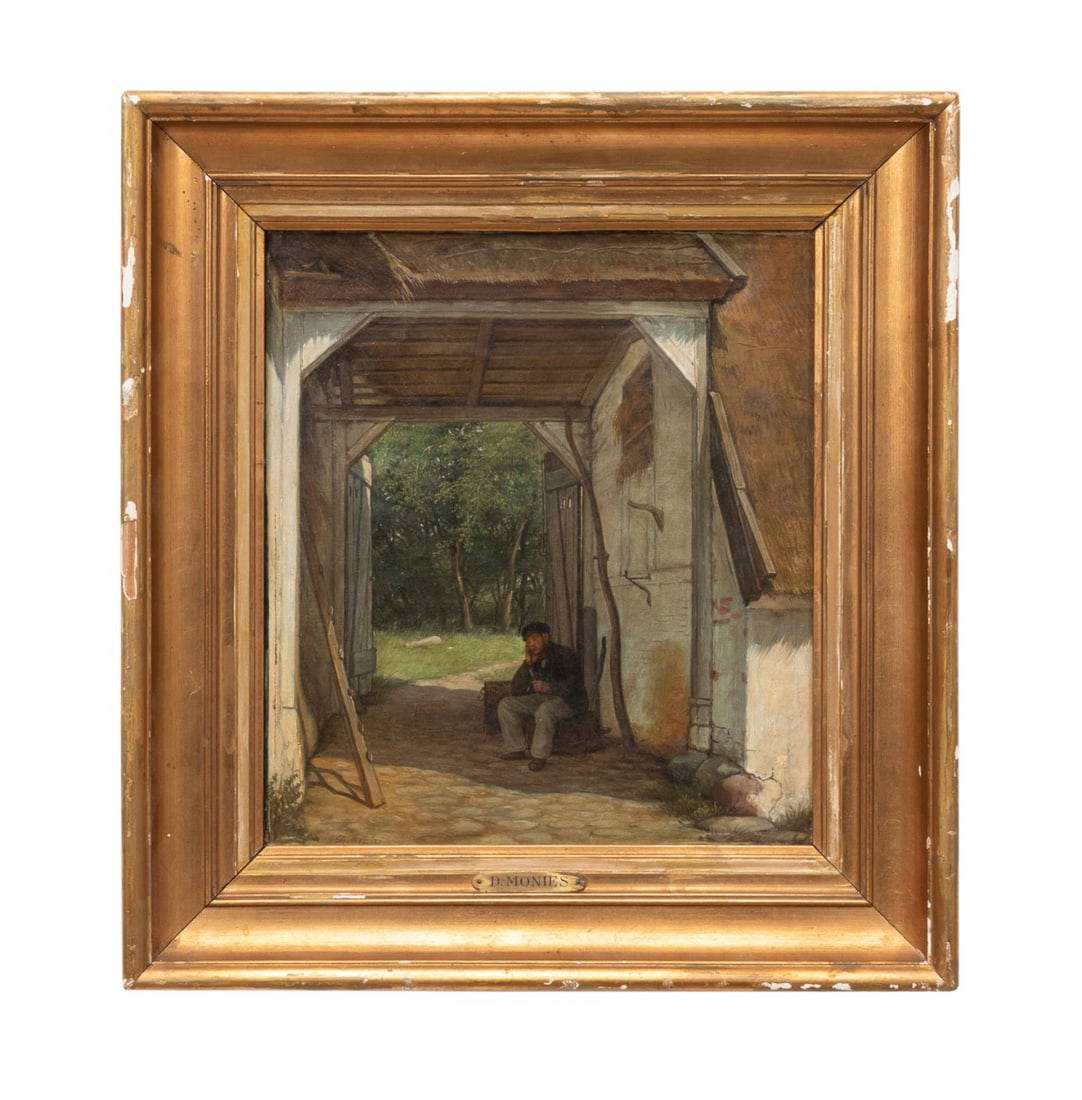 David Monies, 19th C. Figural Genre Scene, Oil - Jul 31, 2025 | Ahlers ...