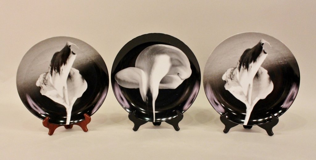 Set Of 3 Swid Powell Plates.