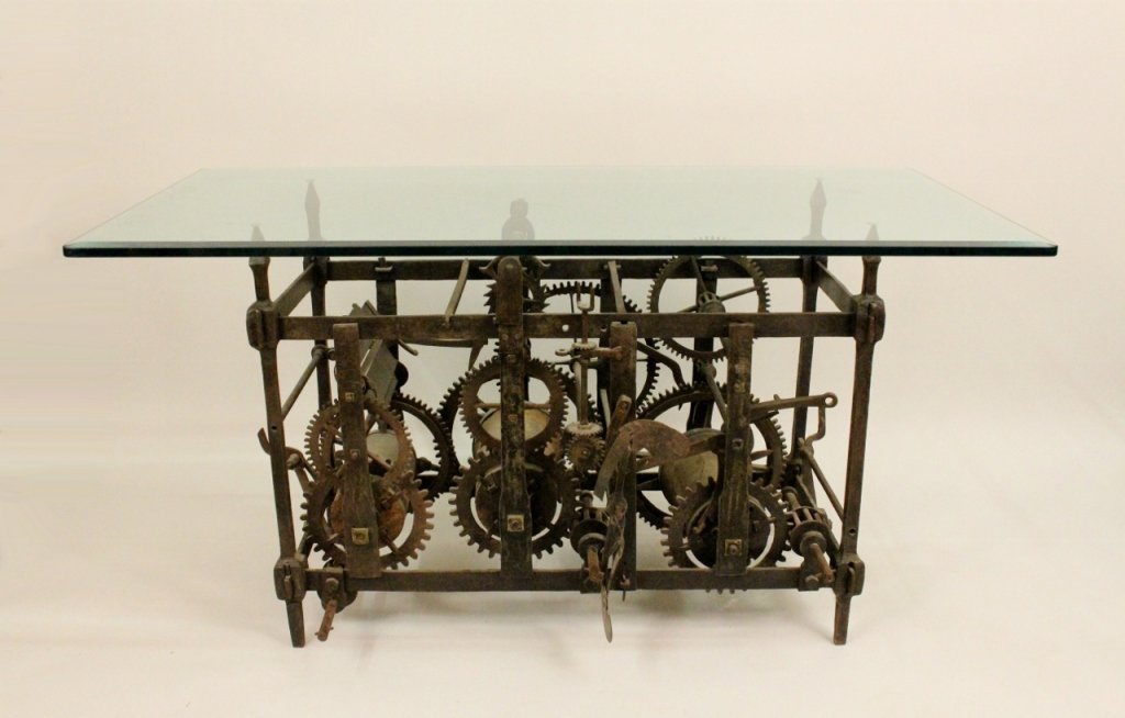18th C. Clock Works Converted Table