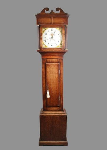 Kington Oak Tall Case Clock By Skarratt