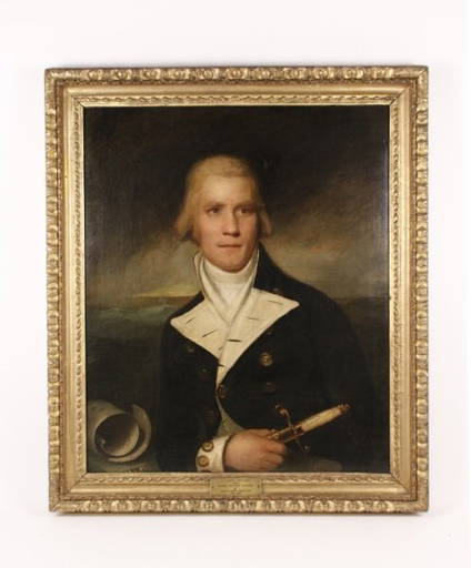 18th C. Portrait Of A Sea Captain, Attr. To Abbot