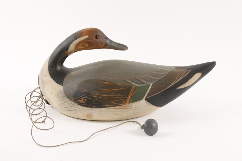 Lac La Croix Ducks Unlimited Decoy, Signed Wilson
