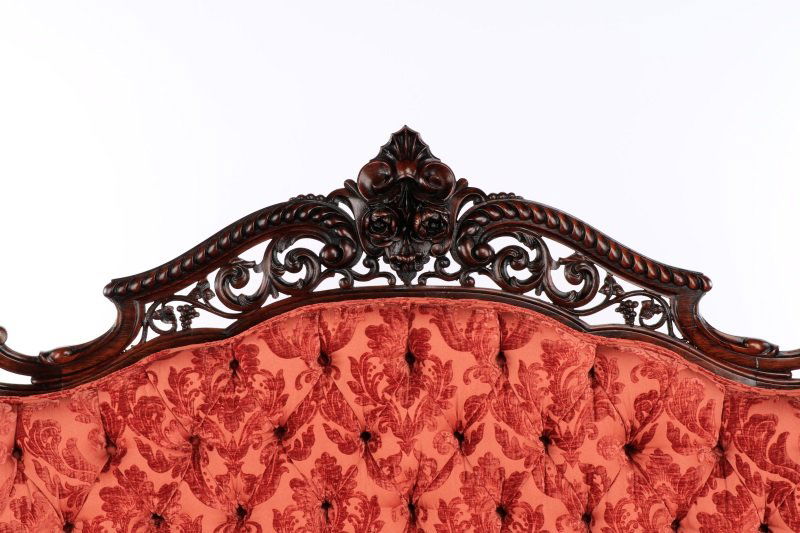 Meeks 9 Piece Rosewood "Stanton Hall" Parlor Set