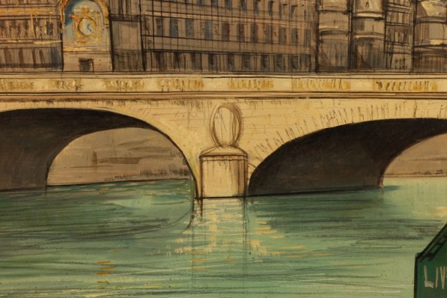 Paul Lambert, "Conciergerie" Signed Oil on Canvas : Lot 744