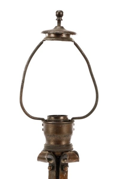 Roycroft Arts & Crafts Copper Lamp Base, #913