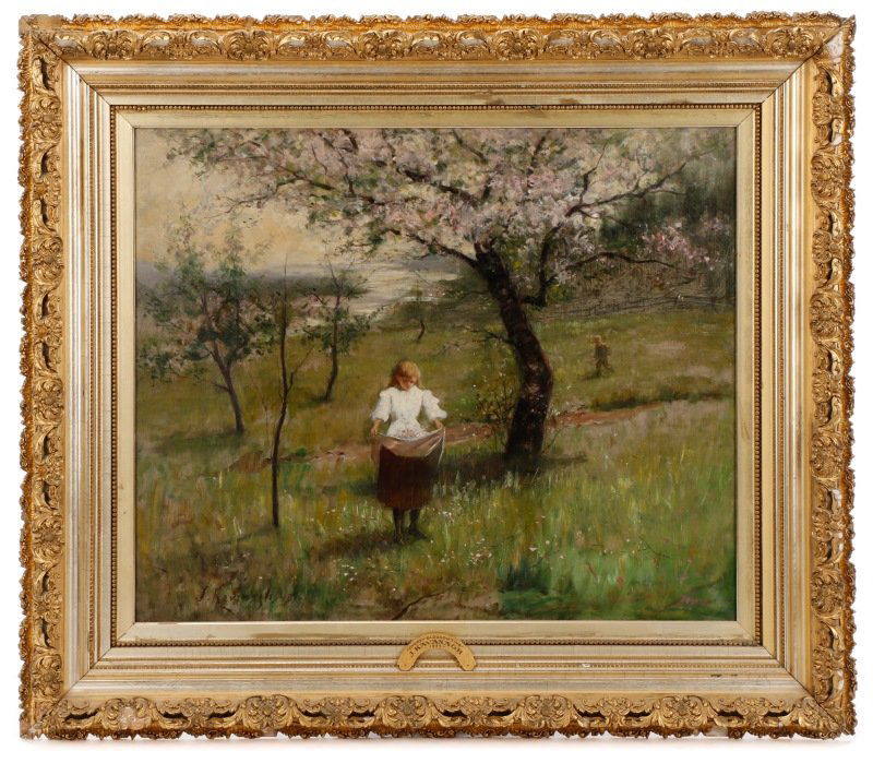 Joseph M. Kavanagh, Cherry Blossom Time, Oil, 1894