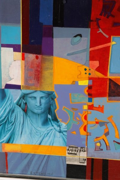 John T. Riddle, "Extension", Mixed Media, 1988