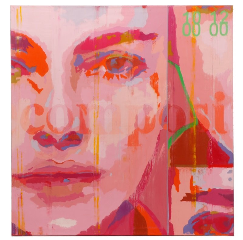 Djawid Borower, "Picture Of Time 5", Oil On Canvas