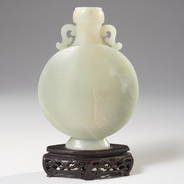 Nice Chinese carved celadon jade flask - Nov 17, 2022 | Millea Bros Ltd ...