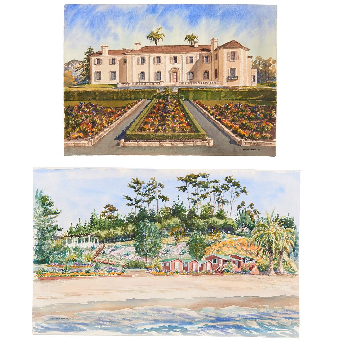 Martyn Murphy, (2) paintings