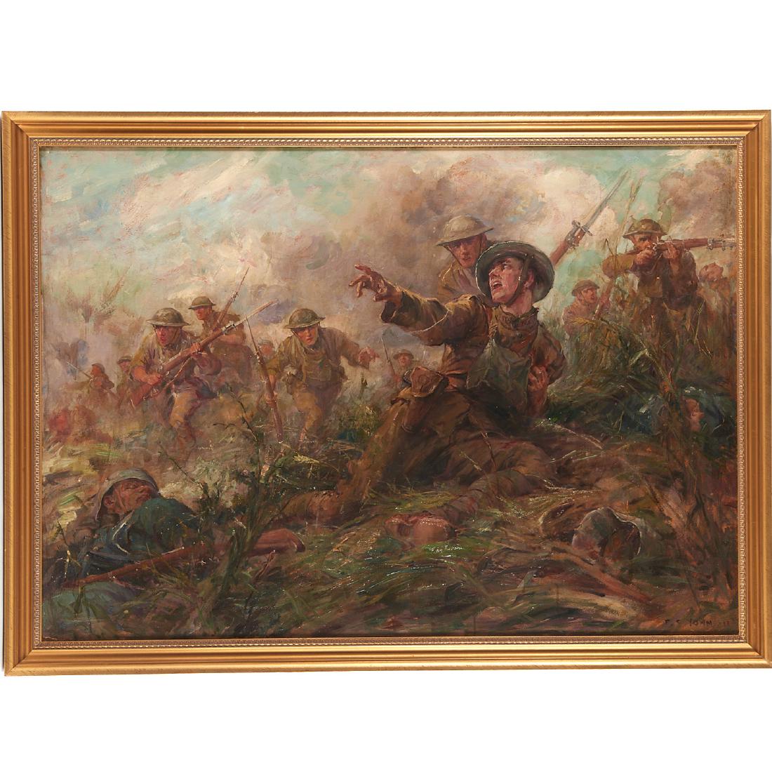 Frederick C. Yohn, large painting