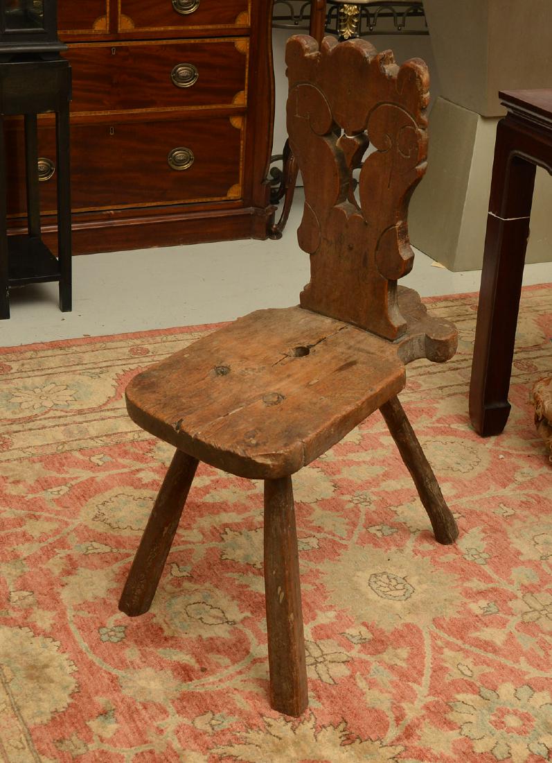 Tyrolean Swiss mountain chair - Mar 13, 2018 | Millea Bros Ltd in NJ