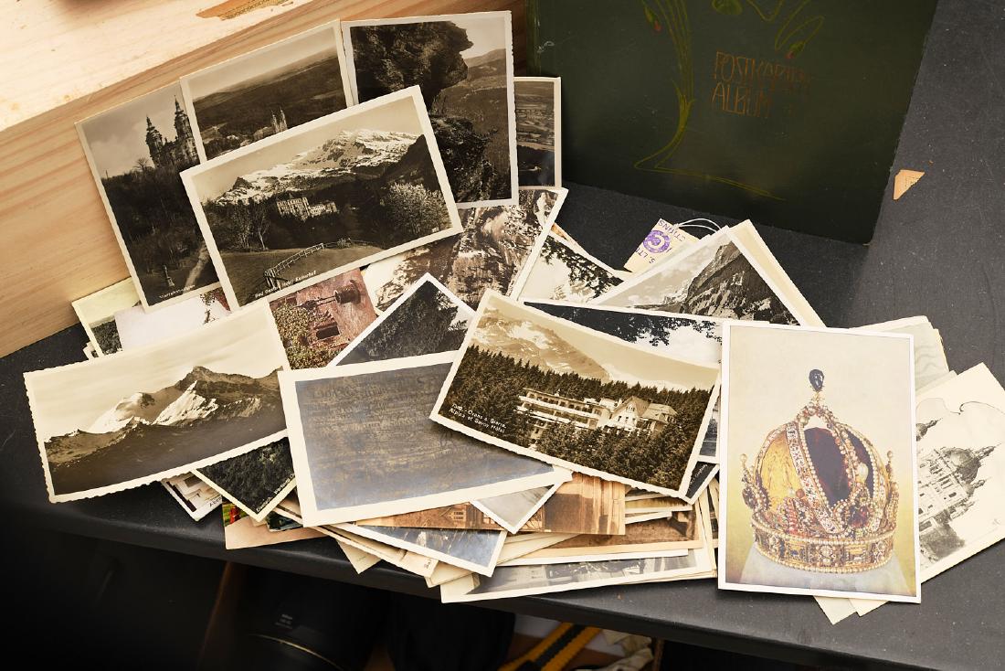 Real-photo postcard of lynching