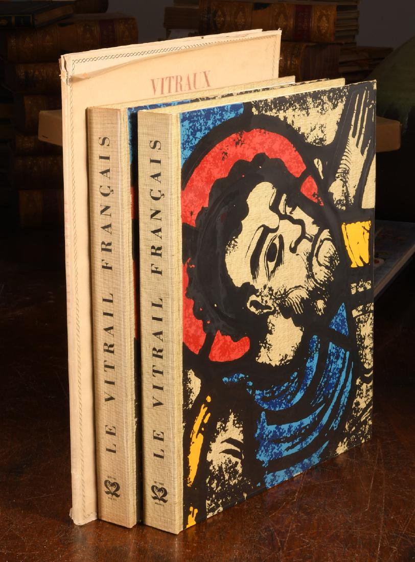 Books: 3 Vols French Stained Glass Windows