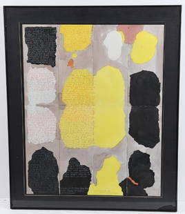 Signed Fred Gibson Watercolor Painting