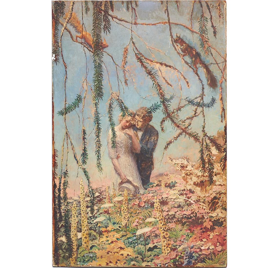 Ferdinand Staeger, painting