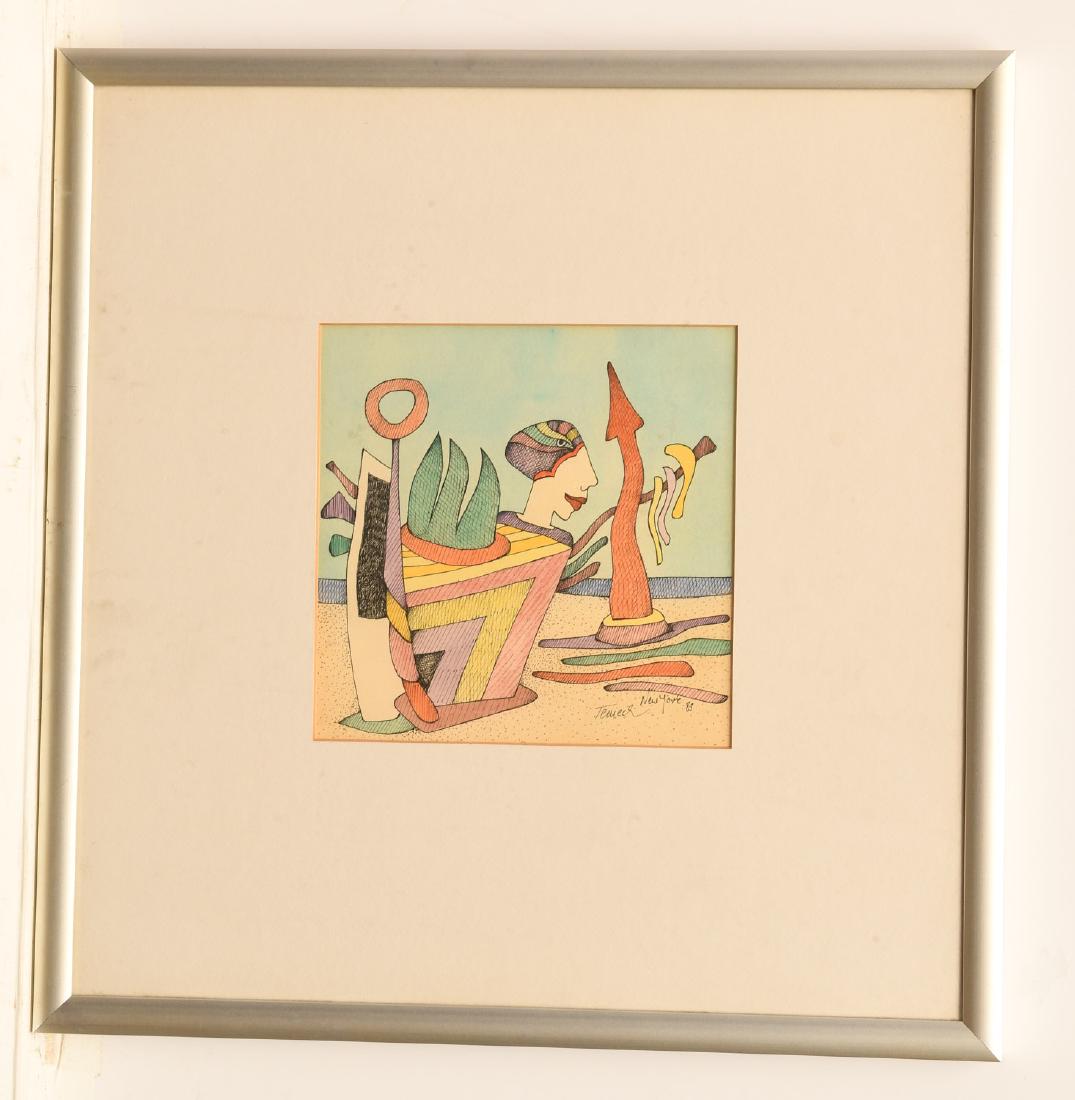 Gunther Temech, surrealist painting