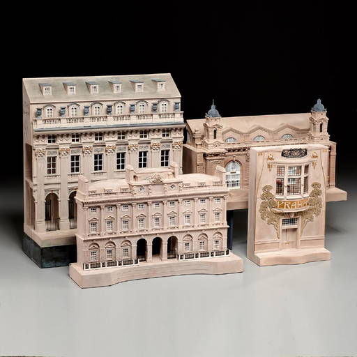 Timothy Richards, (4) Plaster Architectural Models