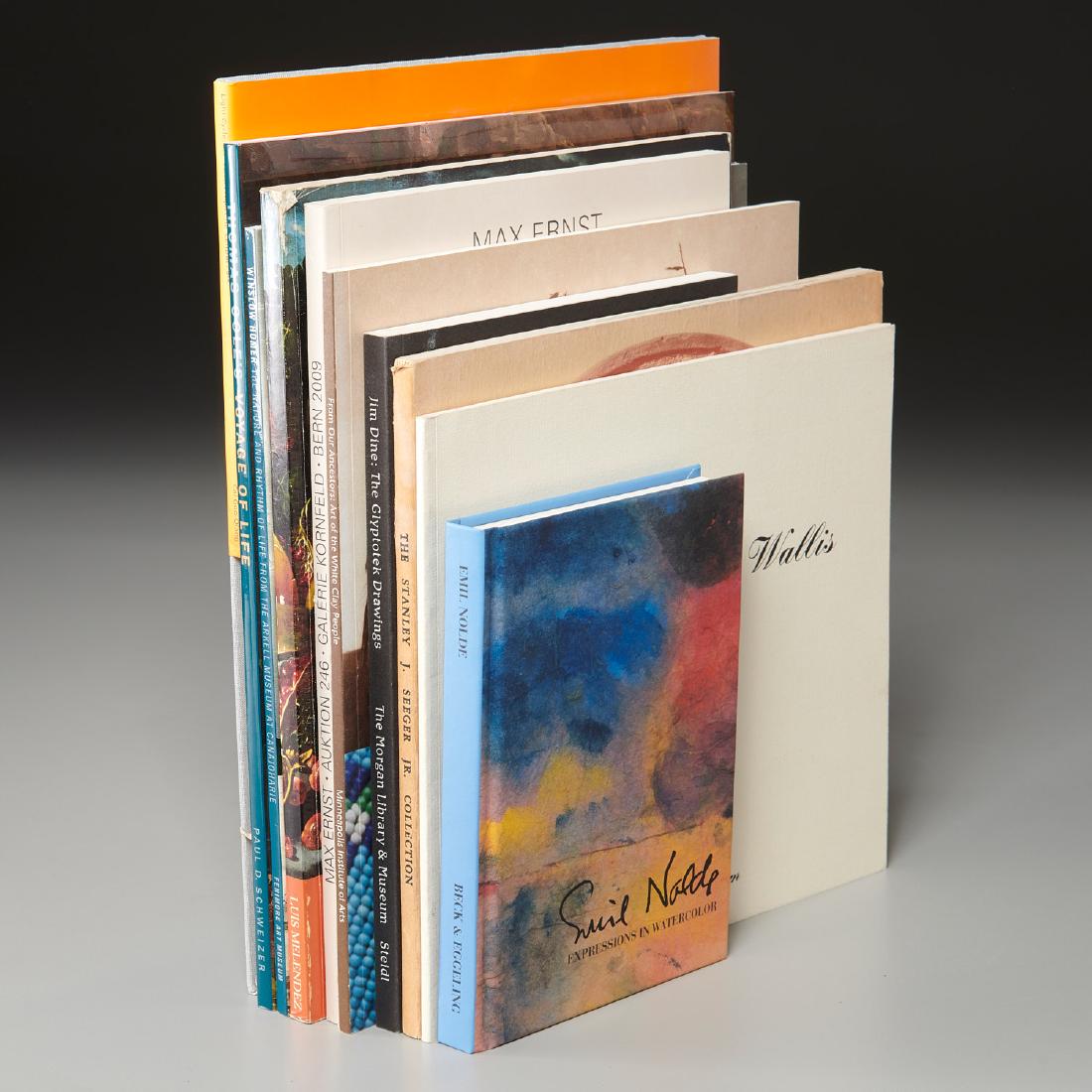 Books: (10) Artist Exhibition Catalogs