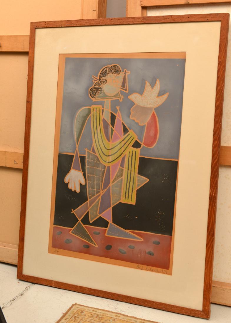 Alfonsas Dargis, woodblock/linocut print