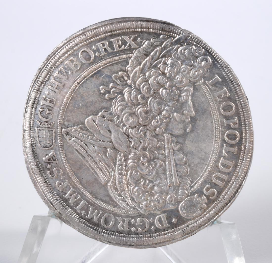 1696 King Leopold Taler Thaler silver coin