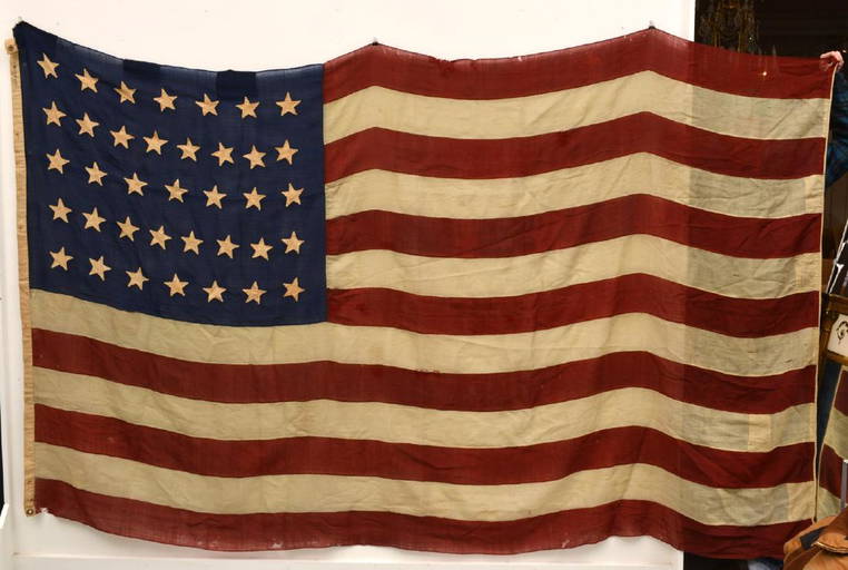 37 Star Historic U.s. Flag, 1867 1877