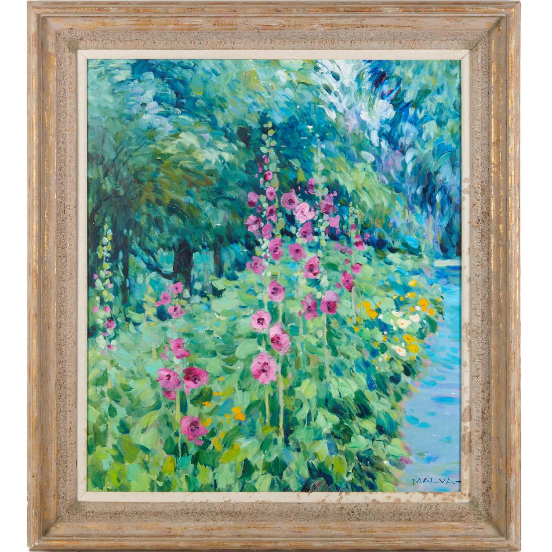 Malva, painting - May 18, 2019 | Millea Bros Ltd in NJ