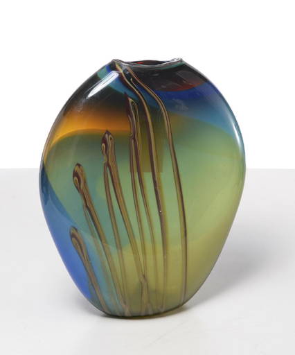 Stephen Jon Clements Art Glass Vase