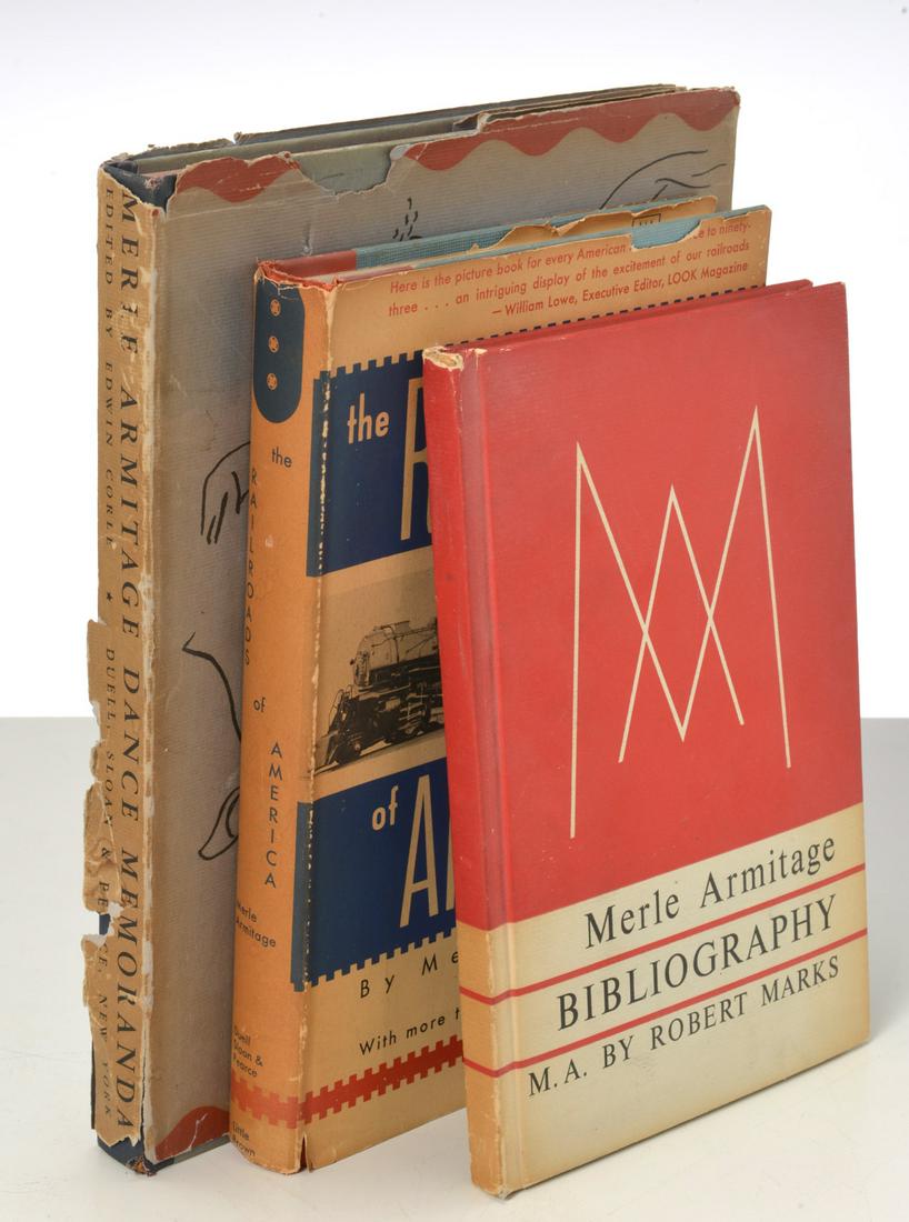 BOOKS: (3) Vols Merle Armitage signed - Sep 27, 2019 | Millea Bros Ltd ...