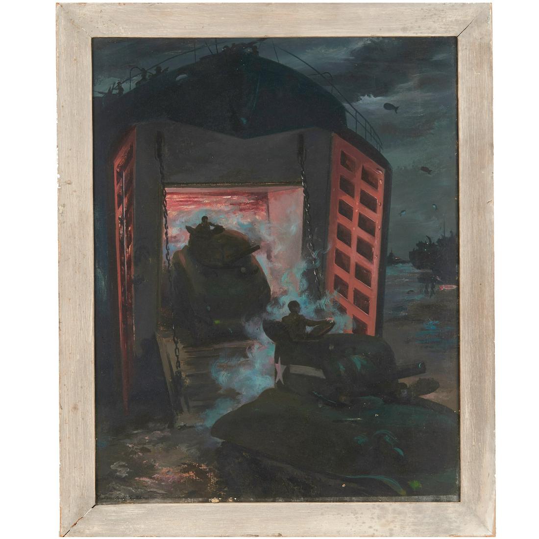 Lawrence Beall Smith, Oil On Masonite, C. 1944