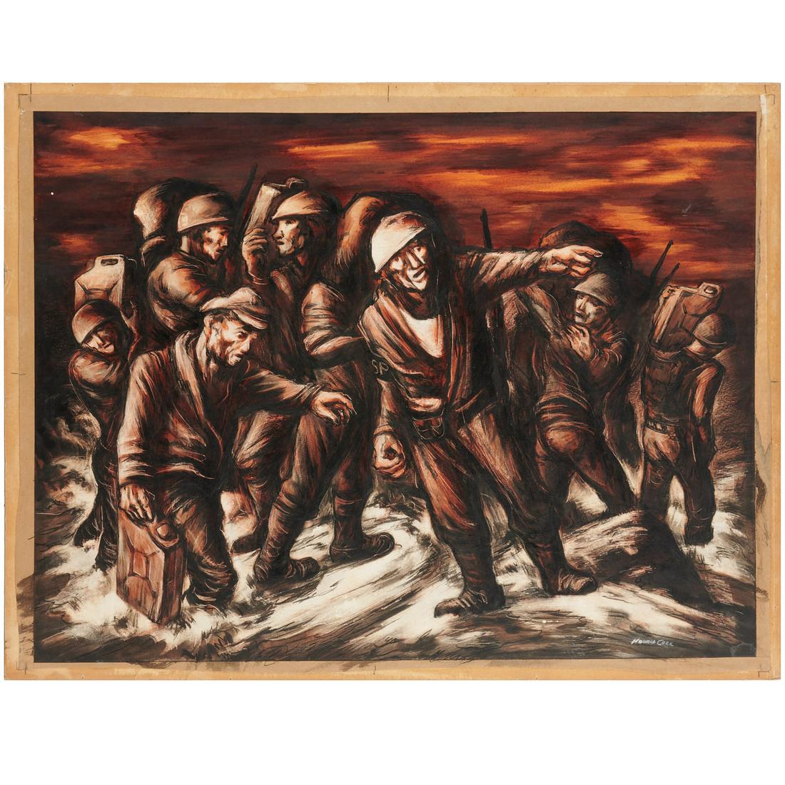 Howard Cook, original illustration art - Mar 26, 2020 | Millea Bros Ltd ...