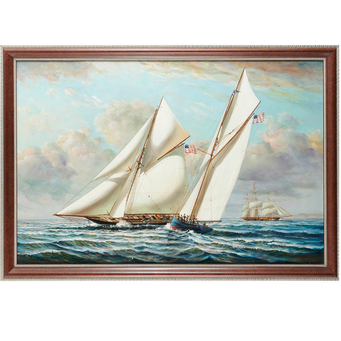 D. Tayler, maritime painting - Mar 27, 2020 | Millea Bros Ltd in NJ